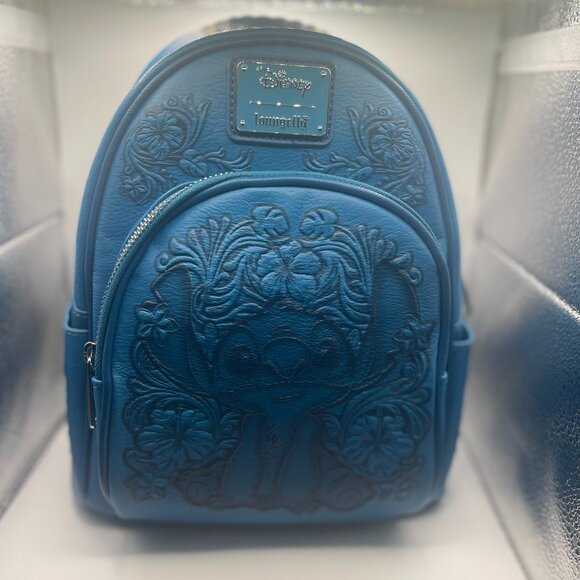 Loungefly | Bags | Nwt Loungefly Disney Lilo Stitch Hibiscus Blue Mini ...